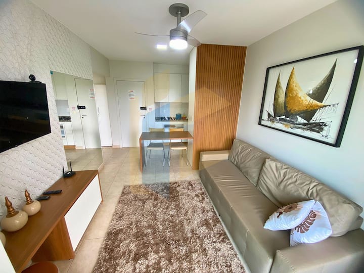 Apto 1 Quarto Com Cozinha E 7 Piscinas Termais - Caldas Novas
