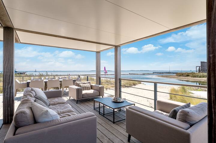Villa Super Vip | 4 Pers (Villa 3) Met Privéstrand - Goedereede