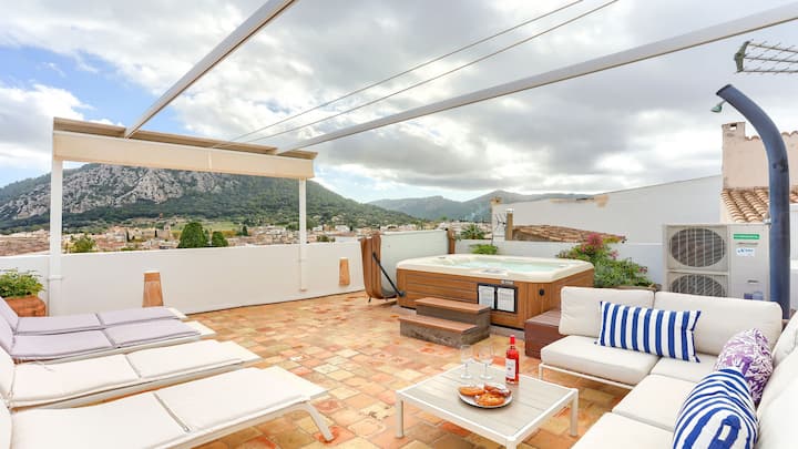 Modern Townhouse With Jacuzzi In Pollensa - Pollensa
