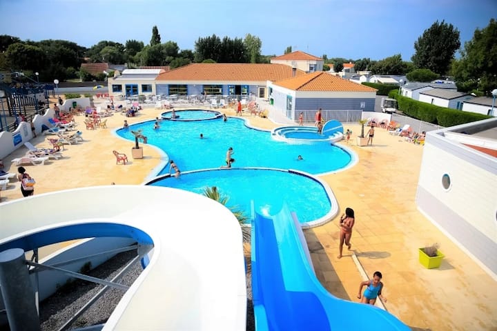 Plage à 700 M | Camping 4* | Mobil Home Tv - Fromentine