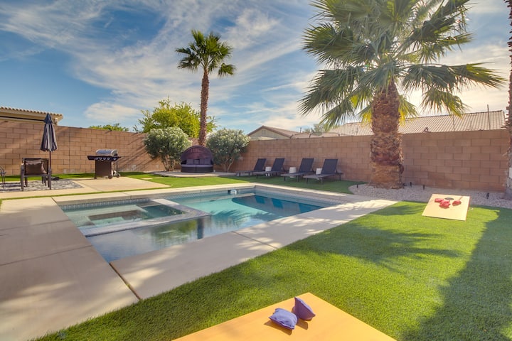 Game Room, Hot Tub & Gas Grill: Chic Indio Oasis! - Coachella, CA