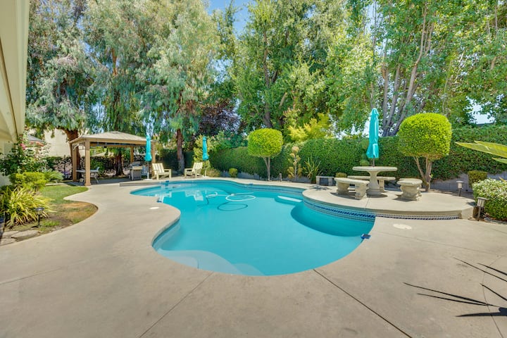 Billiards & Private Pool: Bright Clovis Home! - Clovis, CA