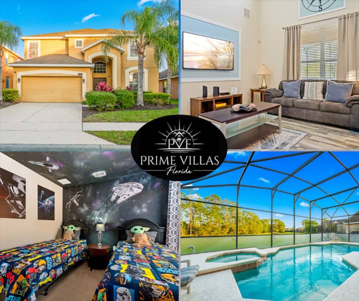 New - 6 Bed - Game Room - Pool - No Rear Neighbors - Davenport, FL