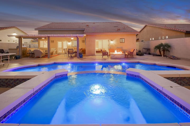 Dulce Vida: Pool, Spa, Table Games, Fire Pit, Bbq! - Indio, CA