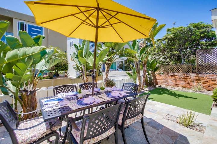 Beach Steps & Family – Seascape Beach House - Mission Bay, CA