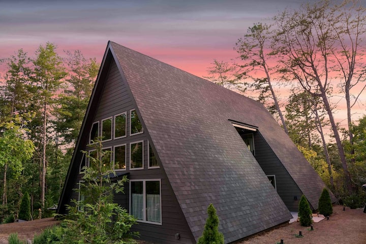3br A-frame Cabin With Hot Tub, Ac, & Fireplace - Helen, GA