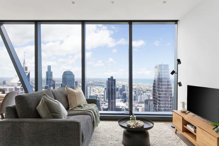A 2br Apt With Amazing City Views, Free Parking - Melbourne