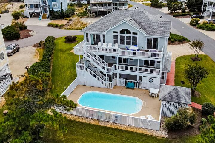 7br Dog-friendly With Hot Tub & Seasonal Pool - Corolla, NC