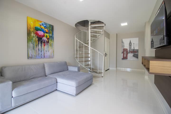 Cb62 - Duplex, 4 Dorm Climatizados, Churrasqueira - Balneário Camboriú