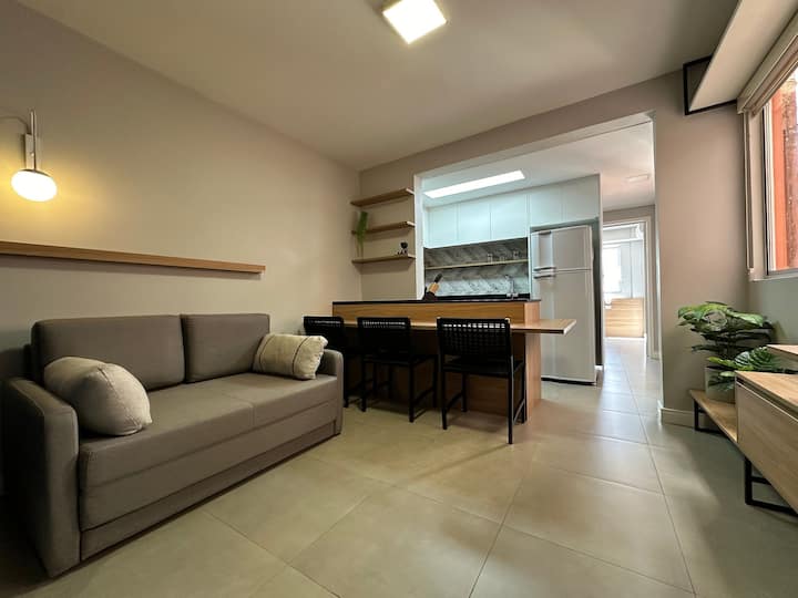 Pe01- Ap 1 Quarto Completo | Centro | Climatizado - Balneario Camboriú