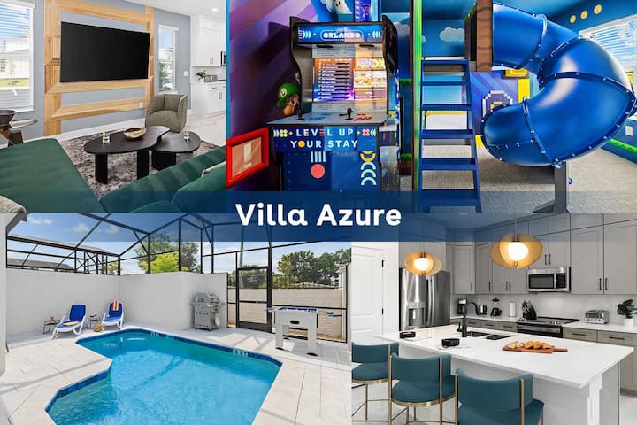 Villa Azure | New Home W Video Game Br, Near Parks - Ocoee, FL