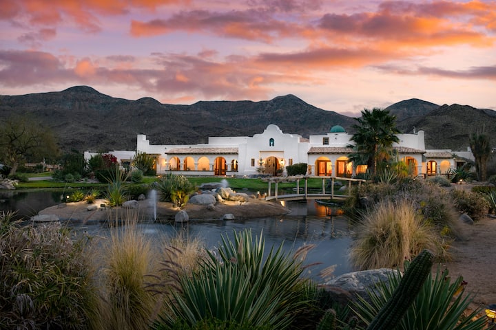 The Pond Estate | Sleeps 20 | 12 Acre Desert Oasis - Palm Springs