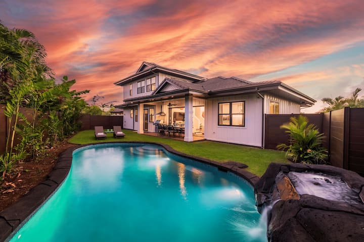Hale Ho'okipa: 2 Homes/2 Pools In Poipu-sleeps 16 - Kauai, HI