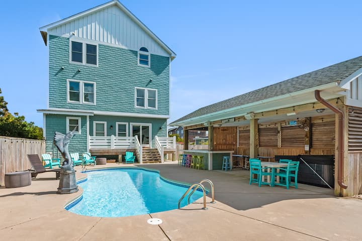 Happy Hour: Private Pool | Hot Tub | Tiki Bar - Nags Head, NC
