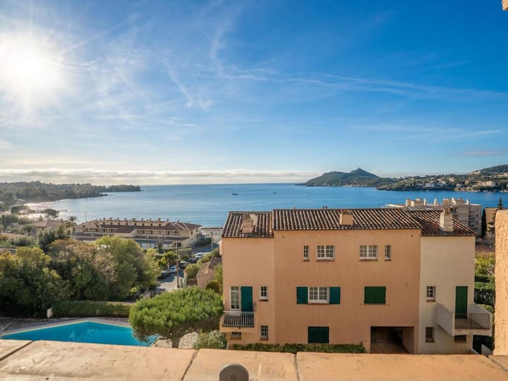 2 Pièces Climatisé Vue Mer Au Grand Pavois - Agay