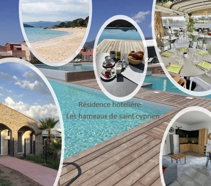 T2, 2/4 Personnes N°77 Hameaux De Saint Cyprien - Lecci