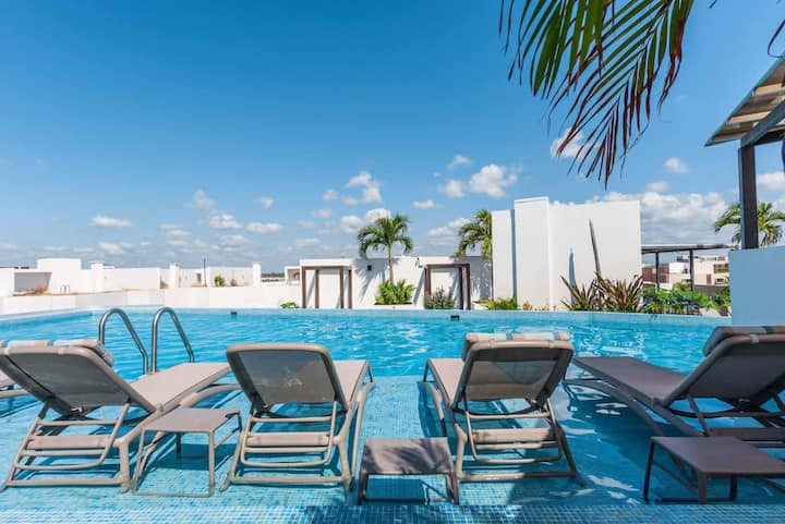 Swim-up 1-bedroom Apartment - Playa del Carmen