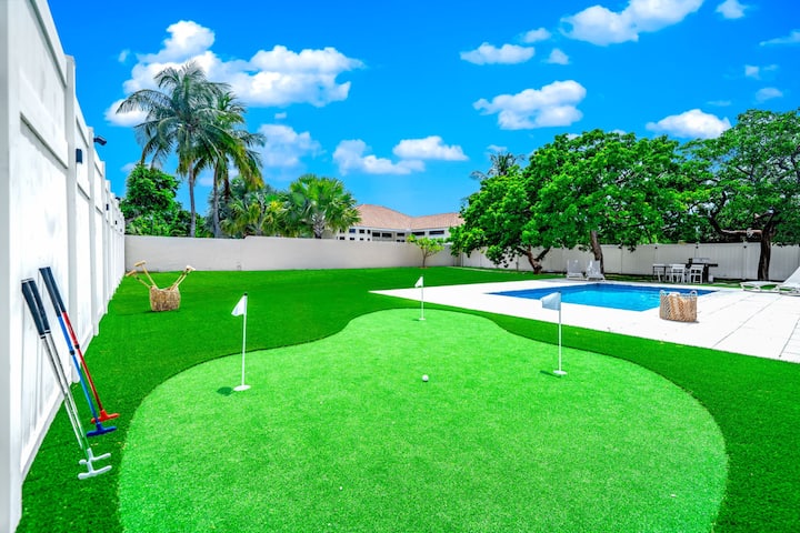Heated Pool+hot Tub+walk To Beach/shops+mini Golf! - Fort Lauderdale, FL