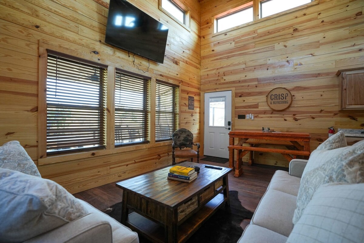 Cabin 12 - CampQYB- Modern Lux Rustic Cabin, Hot T - Cabins for Rent in ...