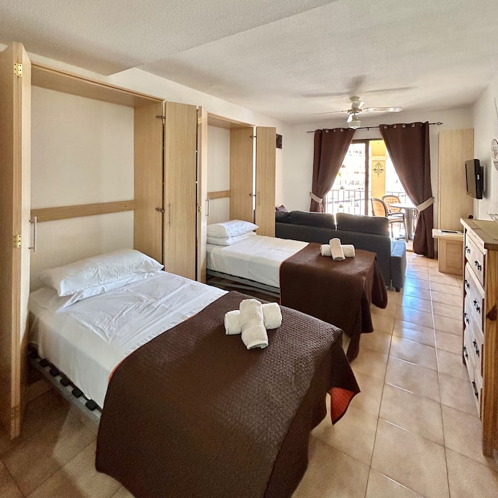 Studio In Castle Harbour With Pool View  (C012) - Los Cristianos