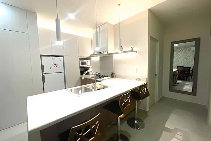 Comfort Eden/gym/wi-fi/parking/bbq/arena - Monterrey