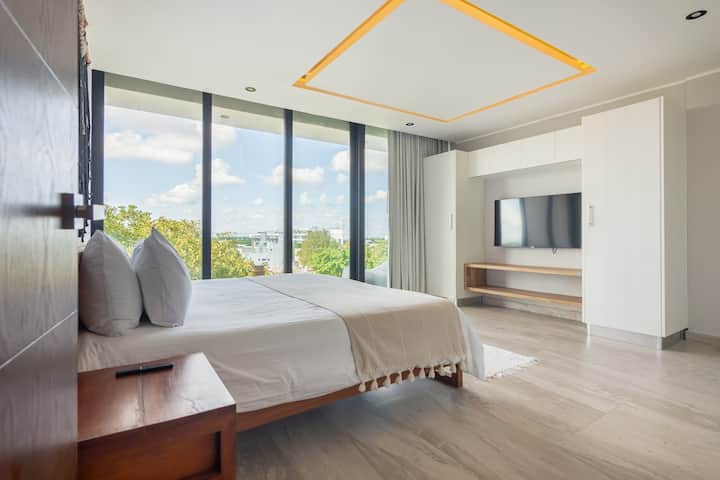 Luxury 3bd Penthouse 3 Blk From 5th Ave With Pool - Playa del Carmen