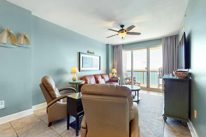 2br & Bunk Room Oceanfront Balcony | Pool - Panama City Beach, FL