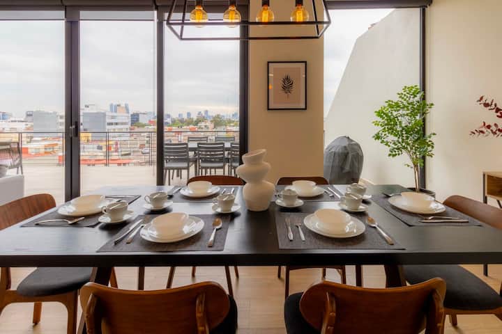 Capitalia | 3br With Parking And Private Terrace - Mexico City