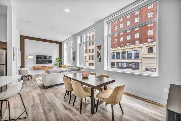 Luxe Flat W/ Heated Pool & Sauna|rooftop Deck|gym - Cleveland, OH