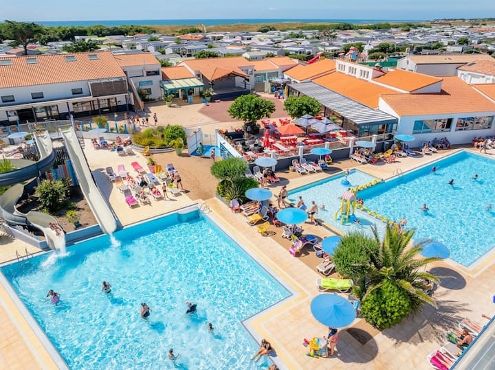Plage à 150 M | Mobil Home Tv Plancha  | Parc Aqua - Bretignolles-sur-Mer