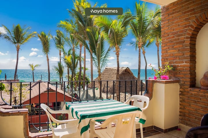 Ocean View 1br Condo-balcony-beach-pool - 202 - Puerto Vallarta