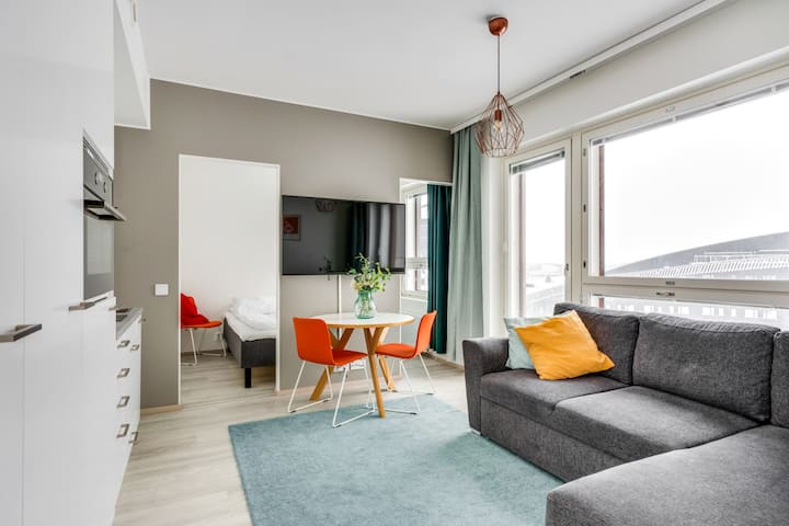 15th Floor Apartment On Top Of Nokia Areena (Wifi) - Pirkanmaa
