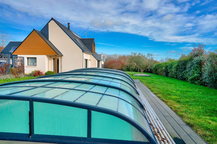 Pays Bigouden, Maison Pour 8 Avec Piscine - Lesconil