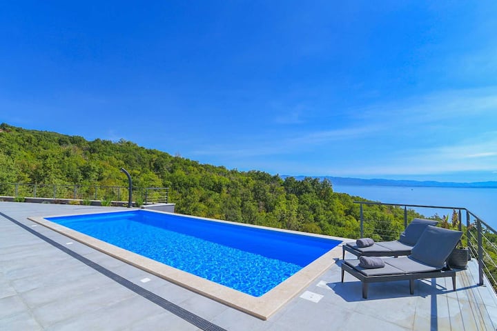 Villa Vista Sul Mare With Pool - Rijeka