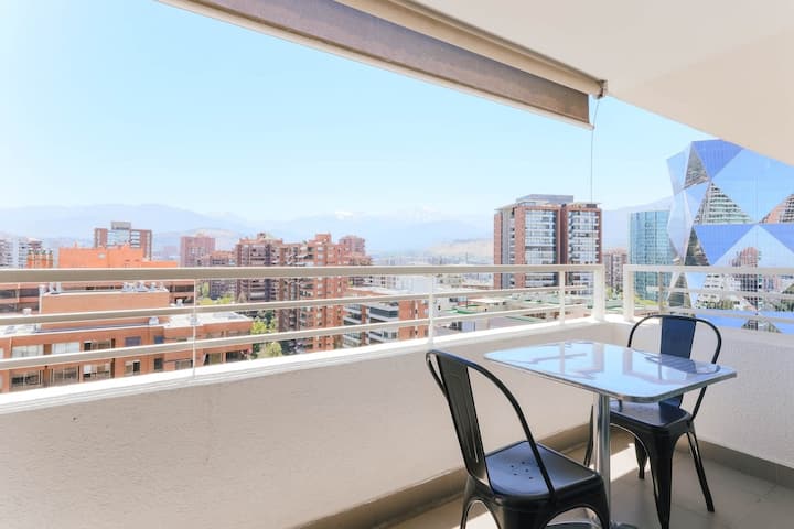 Upper Views 2d Wifi, Balcony & Parking - Las Condes