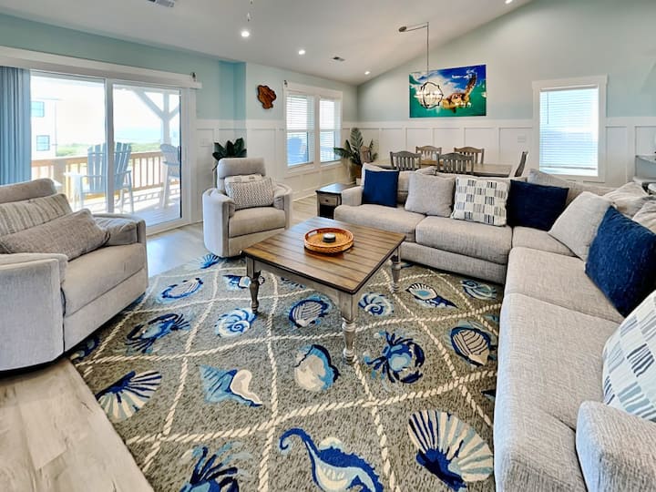 603 Salty Breeze | Ocean Views & Fun Backyard! - Jacksonville, NC