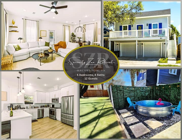 Luxe Retreat-cowboy Pool, Walk To Beach, Dogs Yard - Texas City