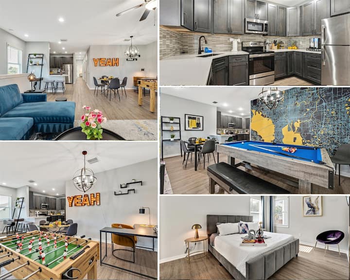 Brand New Duplex For 20 Ppl 6 Bedrooms & 4 Baths - Tampa, FL