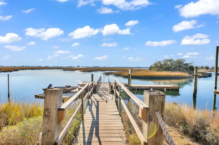 E-fishin-sea Studio-waterfront On Marshwalk! - Murrells Inlet, SC