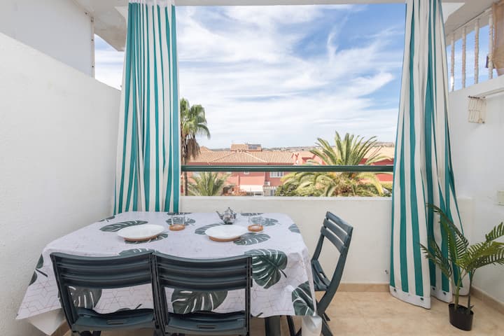 Floral Home - Large Private Terrace With Pool - Playa del Inglés