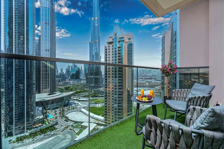 Full Burj Khalifa And Dubai Fountain Views - Dubái