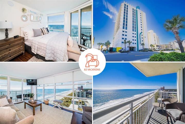 Seaside Penthouse Direct Oceanfront W/in&out Pool - North Myrtle Beach, SC