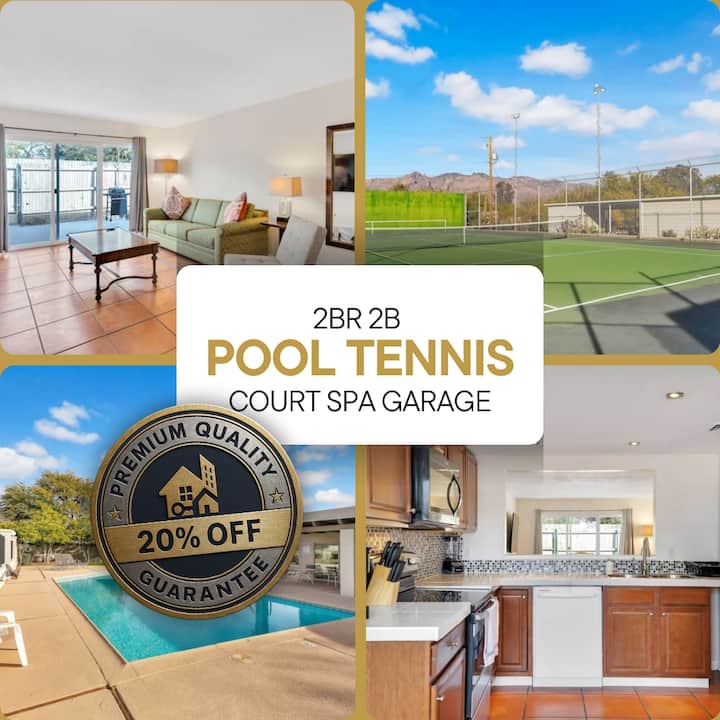 Amazing 2br/2b W/pool + Spa + Tennis Court - Tucson, AZ