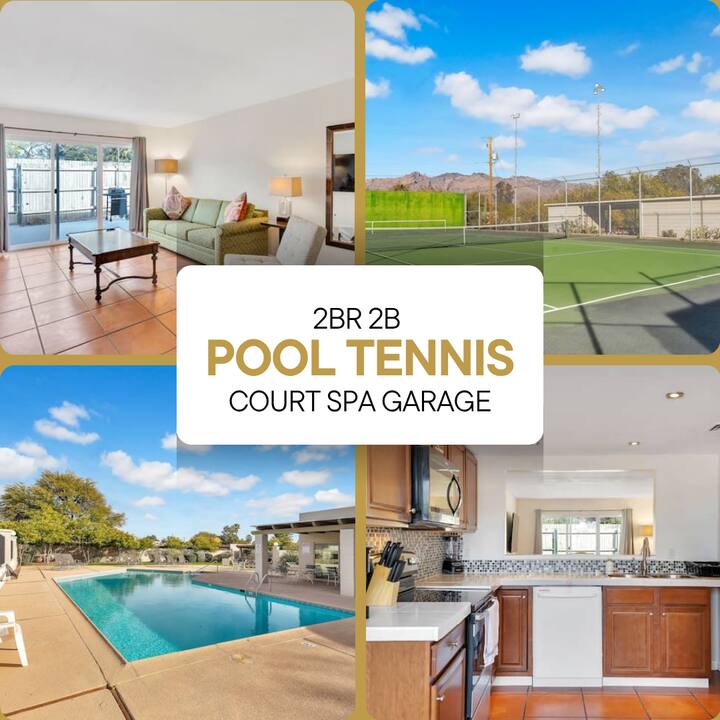 Amazing 2br/2b W/pool + Spa + Tennis Court - 圖森