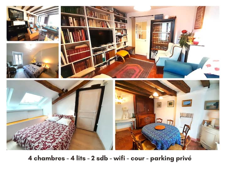 Chtx, Belle Maison De Ville 4 Chb Cour Privée - Châteauroux