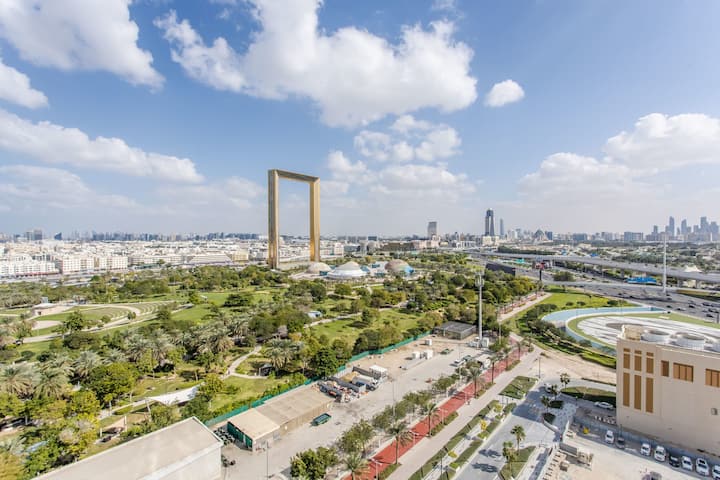 Charming 2br W/ Dubai Frame Views & Close To Metro - Dubai