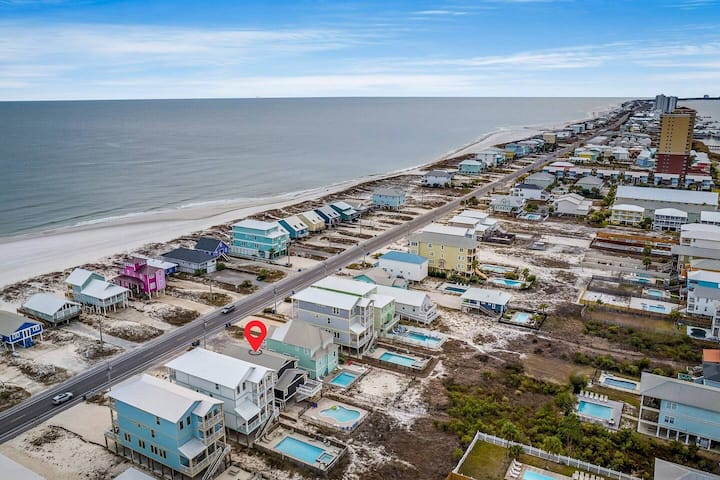 Gulf Shores Beach House | Ocean View + Heated Pool - Alabama