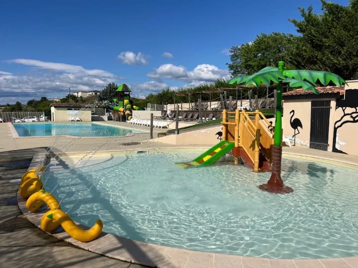 Zecamping 3* Mobil Home 30m² Piscine - Aubenas