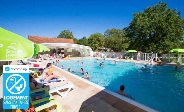 Zecamping 4* Tente 16m² Parc Aquatique - Gramat
