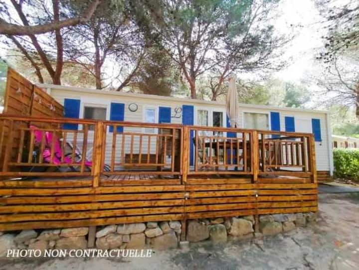 Zecamping 4* Mobil Home 40m² Piscine - Pézenas